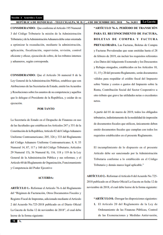 NUEVO FORMATO DE FACTURACIÓN DE LA SAR ENTRE EN VIGENCIA ENTRE POLÉMICA ...