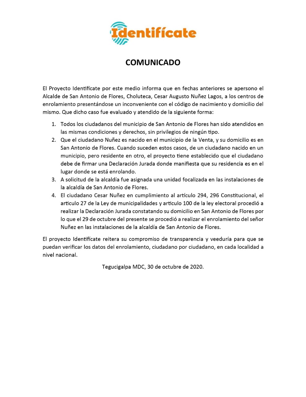 identificate - El Pulso